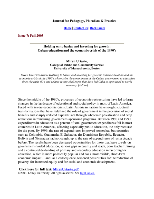 (PDF) Journal for Pedagogy, Pluralism & Practice