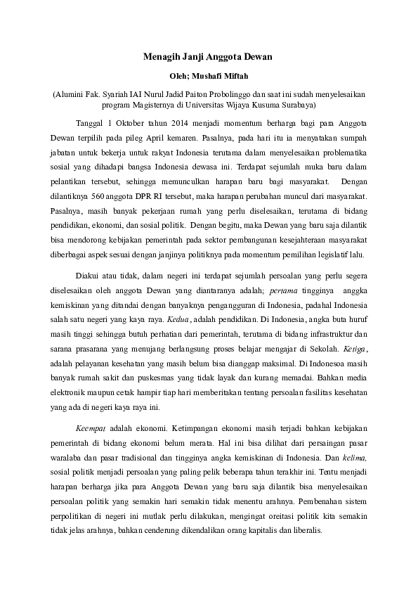 (DOC) Artikel Politik