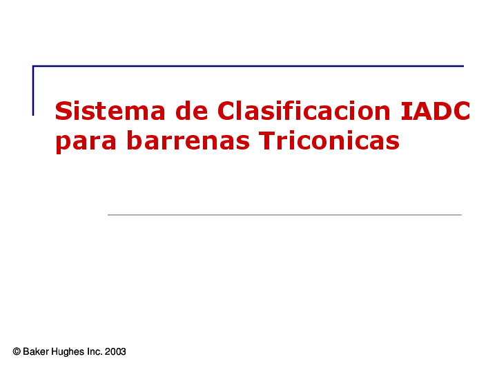 (PPT) Clasificacion IADC Triconicas y PDC