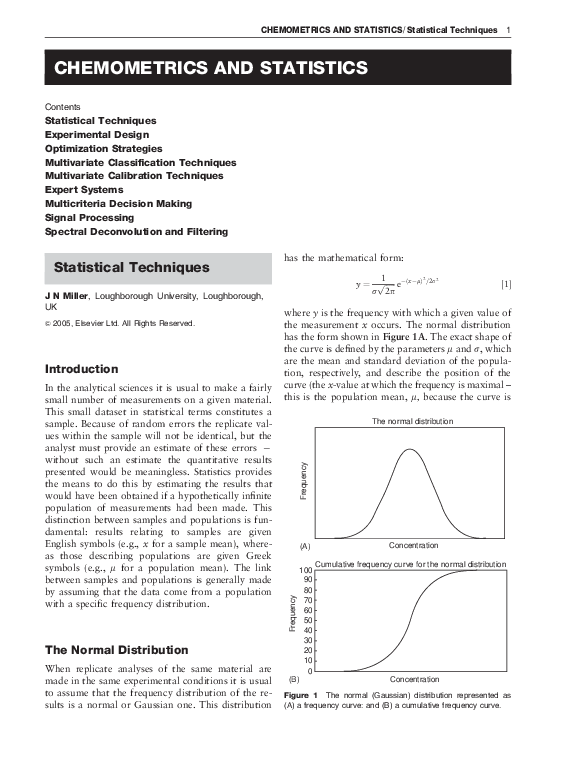 (PDF) s Statistical Techniques Experimental Design Optimization Strategies Multivariate ...