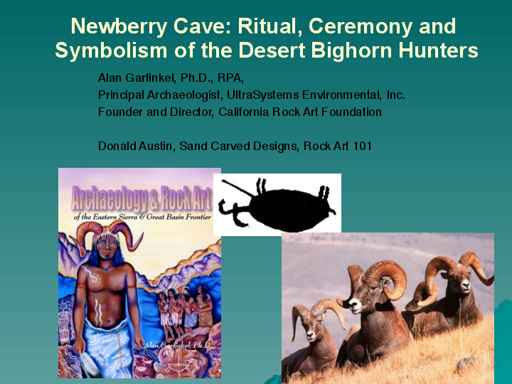 (PDF) Newberry Cave: Shamans, Totems and Magic of a Desert Archaic Bighorn Hunting Society