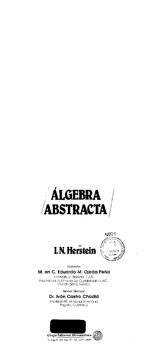 (PDF) Algebra Abstracta Herstein
