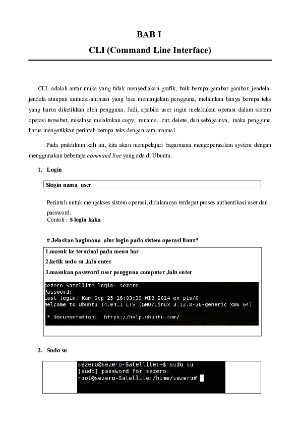 (DOC) BAB I CLI (Command Line Interface