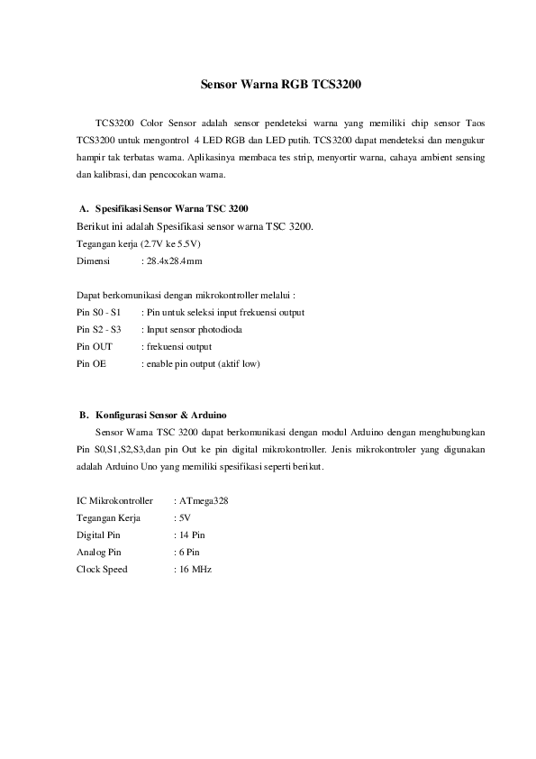 (DOC) Sensor Warna RGB TCS3200