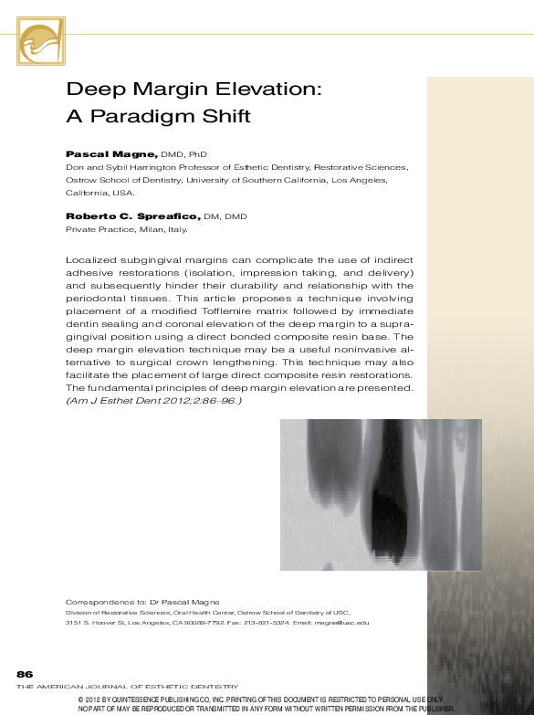 (PDF) Deep Margin Elevation: A Paradigm Shift