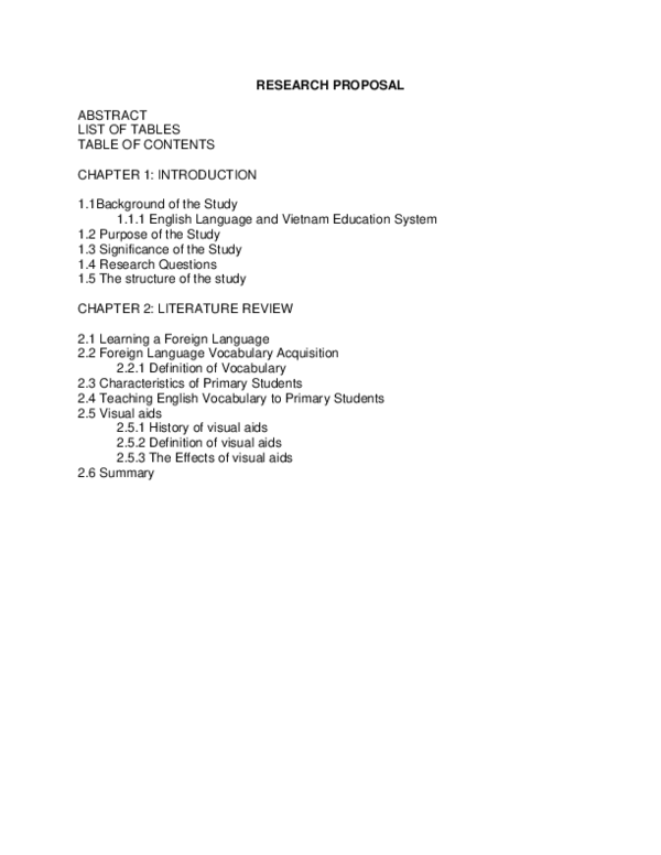 (DOC) RESEARCH PROPOSAL form