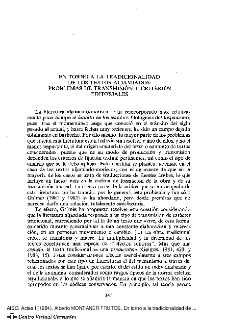 (PDF) En torno a la tradicionalidad de los textos aljamiados: Problemas ...