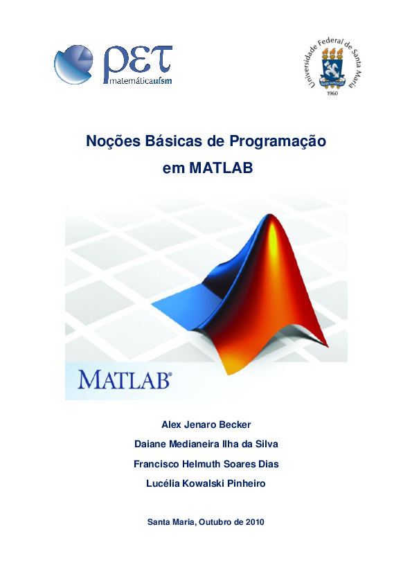 (PDF) Noções Básicas de Programação em MATLAB
