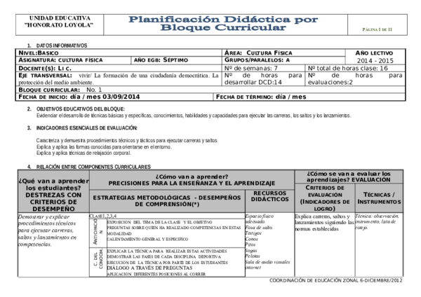 (DOC) PLAN. BLOQU n-1 - copia