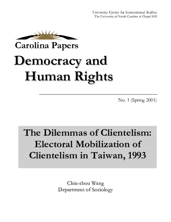 (PDF) Democracy and Human Rights