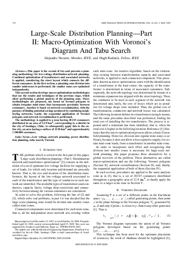 (PDF) Large-Scale Distribution Planning—Part II: Macro-Optimization ...