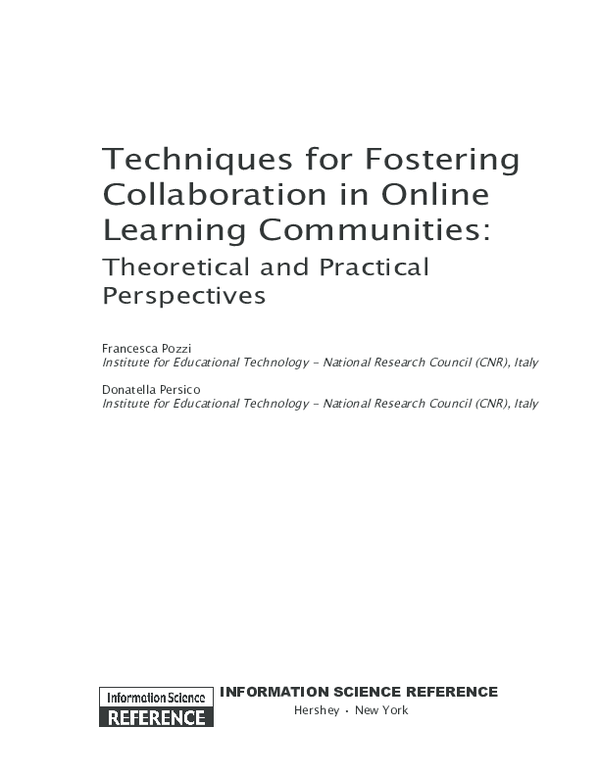 Pdf Collaborative Learning Model With Computer Supported Learning Approach Herman Dwi