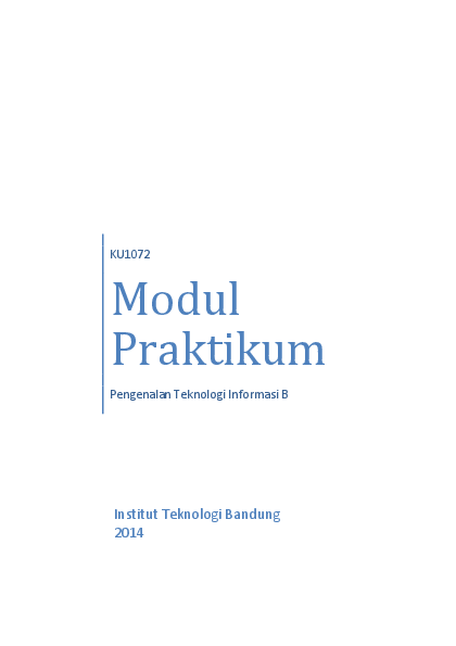 (PDF) Modul Praktikum