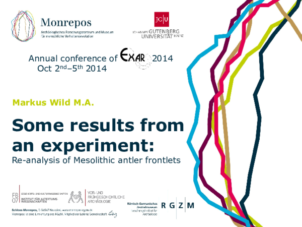 (PDF) Some results from an experiment: the re-analysis of Mesolithic ...
