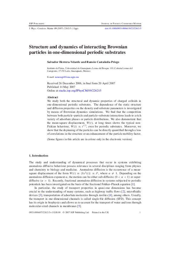 Structure And Dynamics Of Interacting Brownian Particles In One Dimensional Periodic Substrates