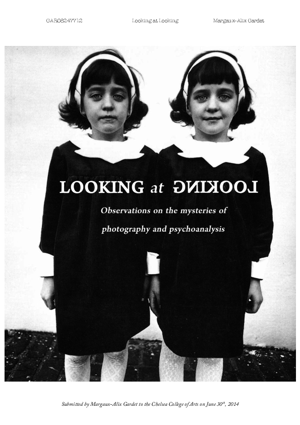 (PDF) Looking at Looking: Observations on the mysteries of photography ...