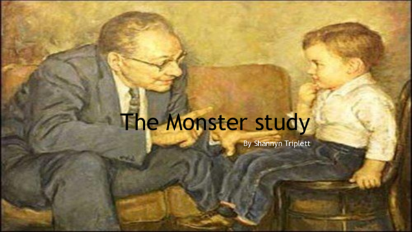 (PPT) The Monster study