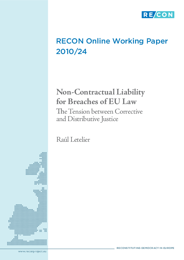 (PDF) Non-contractual liability for breaches of EU Law. The Tension ...