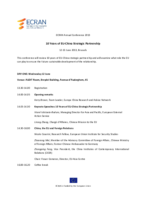 (PDF) More Exchange At Eye-Level: European Research Cooperation With ...