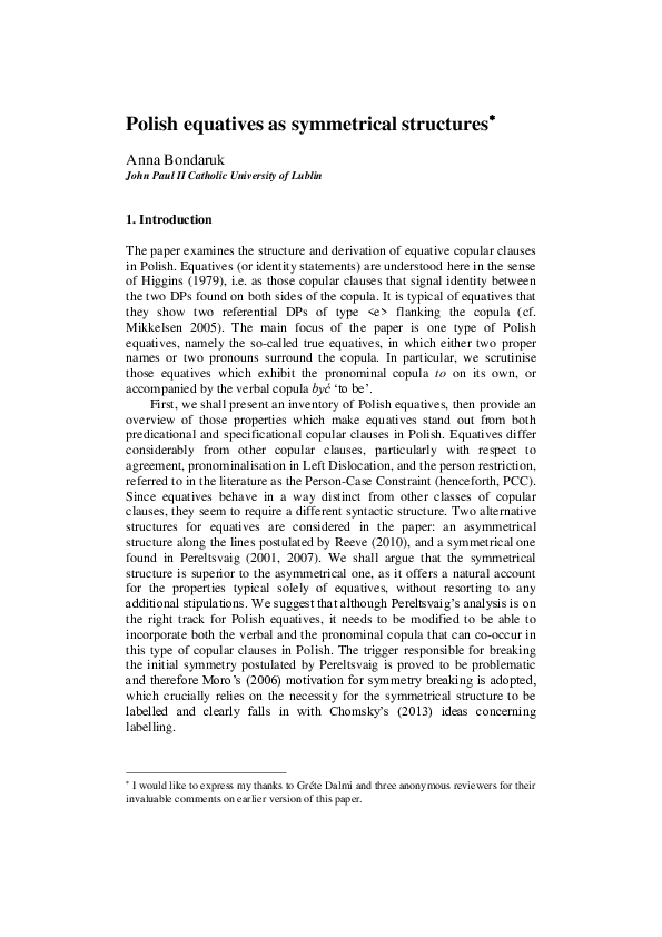 (DOC) Polish equatives as symmetrical structures