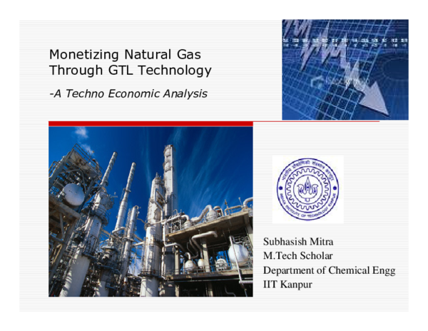 (PDF) Monetizng natural gas through GTL technology