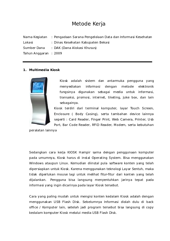 (DOC) Metode Kerja IT
