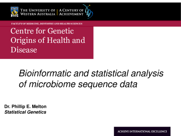 Ppt Bioinformatic And Statistical Analysis Of Microbiome Sequence Data