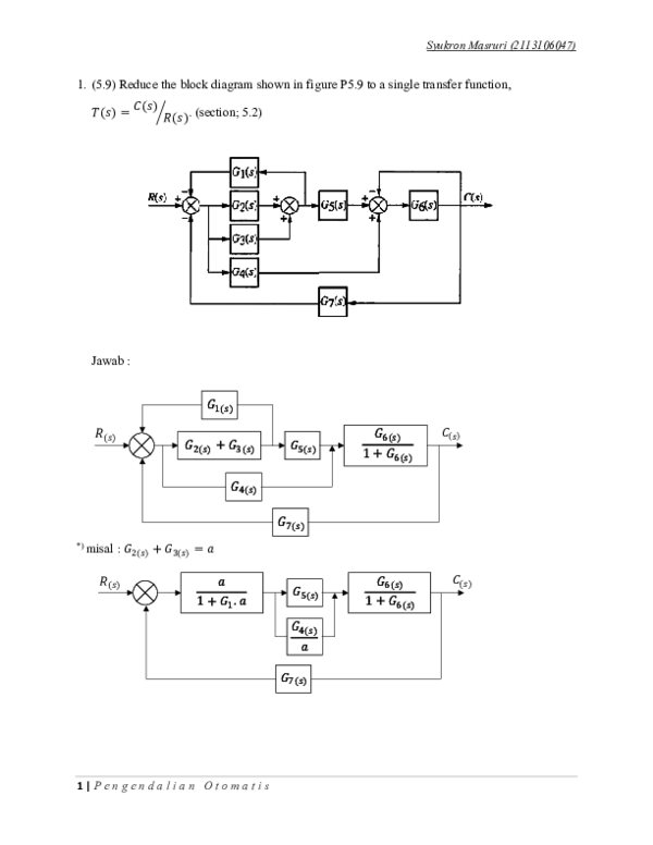 (PDF) control systems engineering problem