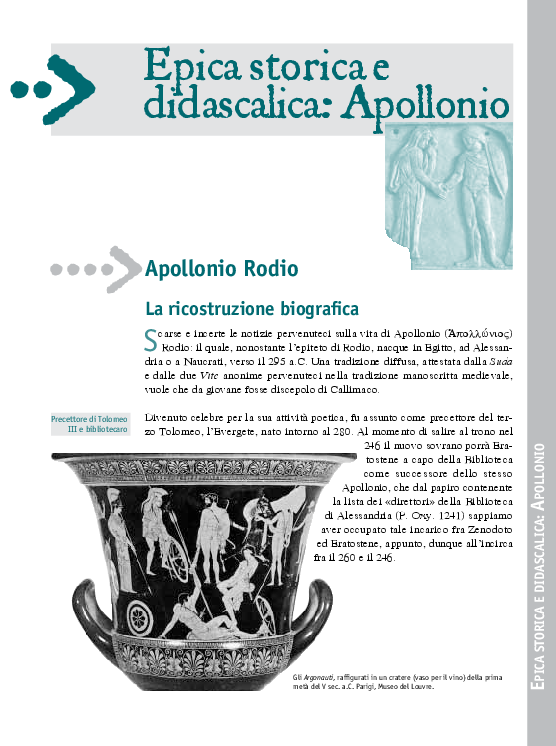 (PDF) Apollonio Rodio, da Bibliothéke (2011)