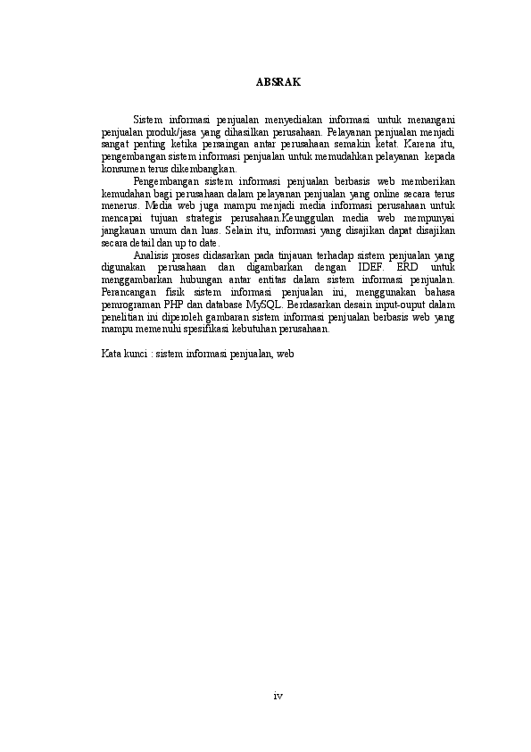 (DOC) Contoh Abstrak