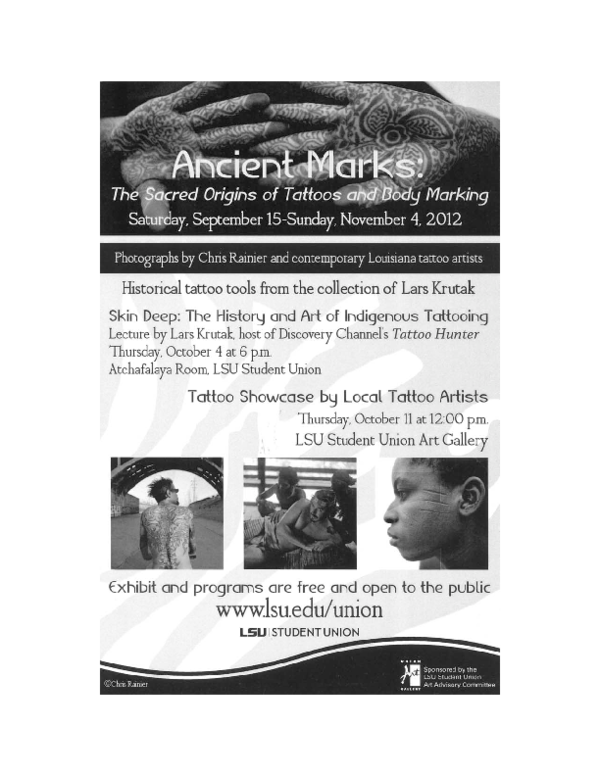 (PDF) (2012) Curatorial Consultant. "Ancient Marks: The Sacred Origins ...