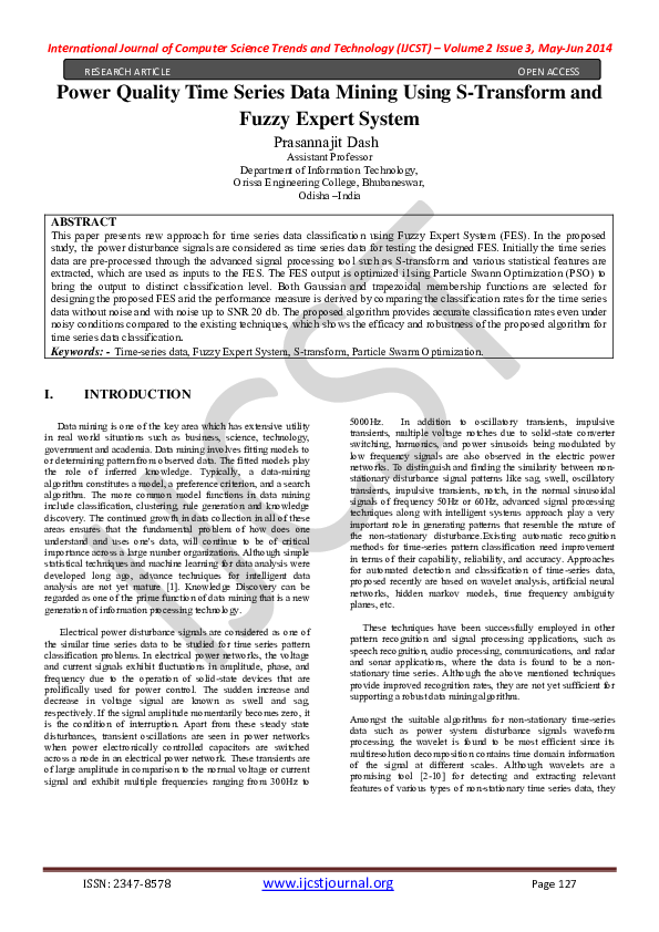 (PDF) [IJCST-V2I5P26] Author: P . Lakshmi Priya, R . Raj Kumar