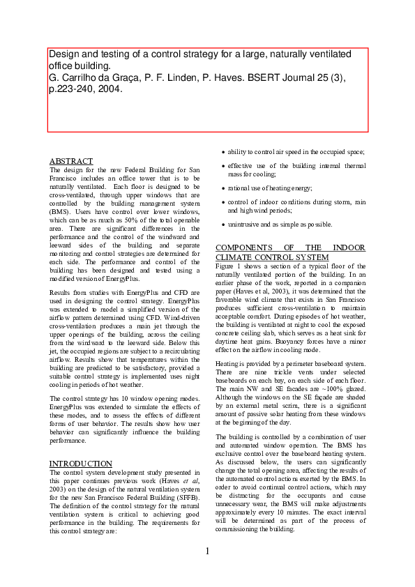 (PDF) Airflow Modelling Software Development for Natural Ventilation ...