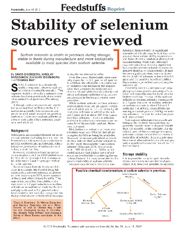 (PDF) Stability of Selenium Sources Reviewed