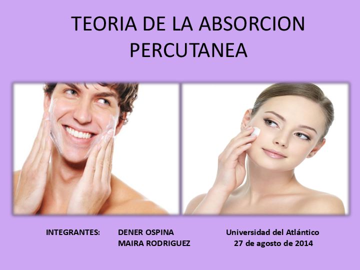 (PPT) TEORIA DE LA ABSORCION PERCUTANEA 1 2
