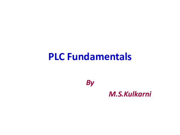 (PPT) PLC Fundamentals