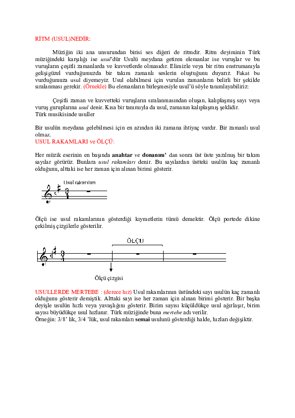 (PDF) RİTM (USUL)NEDİR