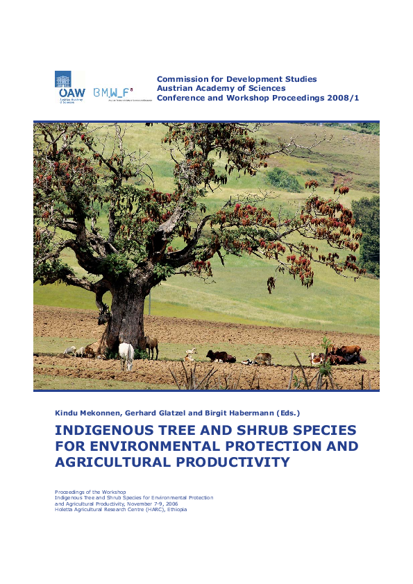 (PDF) INDIGENOUS TREE AND SHRUB SPECIES FOR ENVIRONMENTAL PROTECTION ...