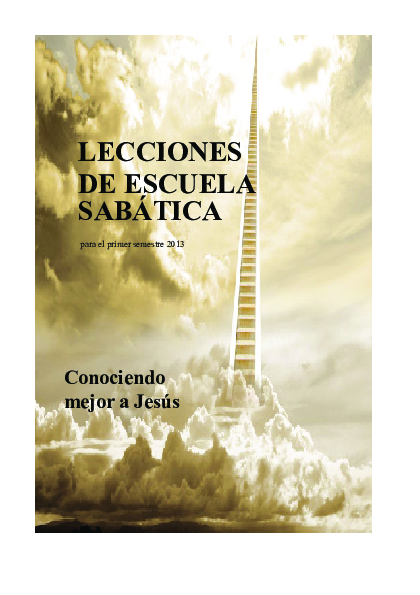 (PDF) Lecciones de escuela sab tica para el primer semestre 2013