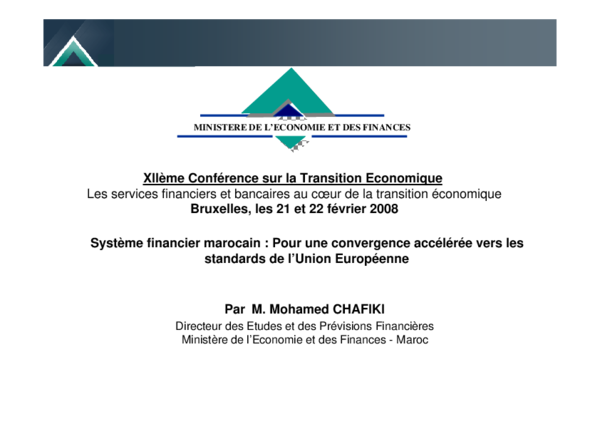 (PDF) Système bancaire marocain