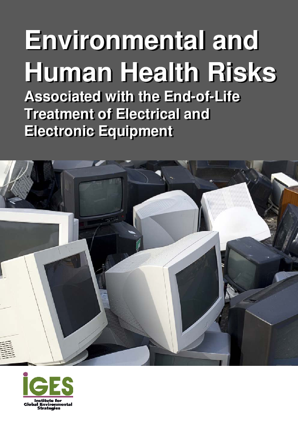 (PDF) Environmental and Human Health Risks Associated with the End-of ...