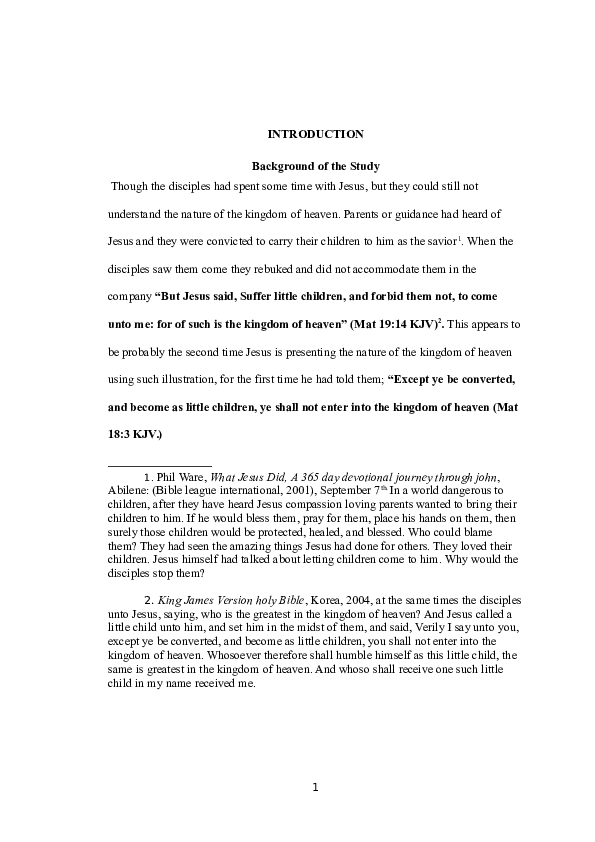 (DOC) INTRODUCTION Background of the Study