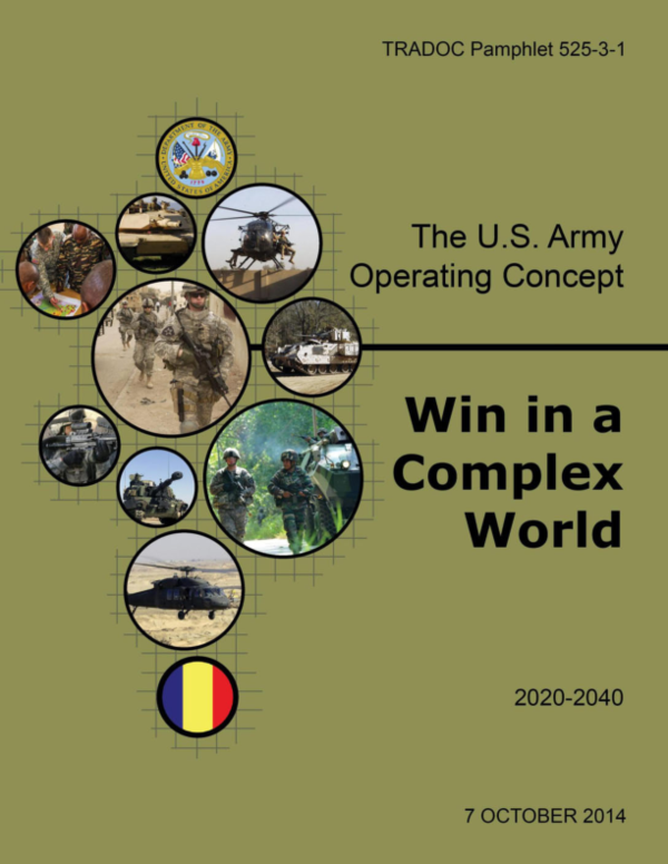 (PDF) US Army's Win in a Complex World 2020-2040. Published 10-2014