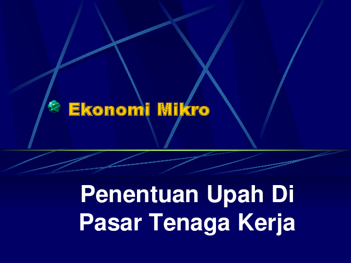 (PPT) Penentuan Upah