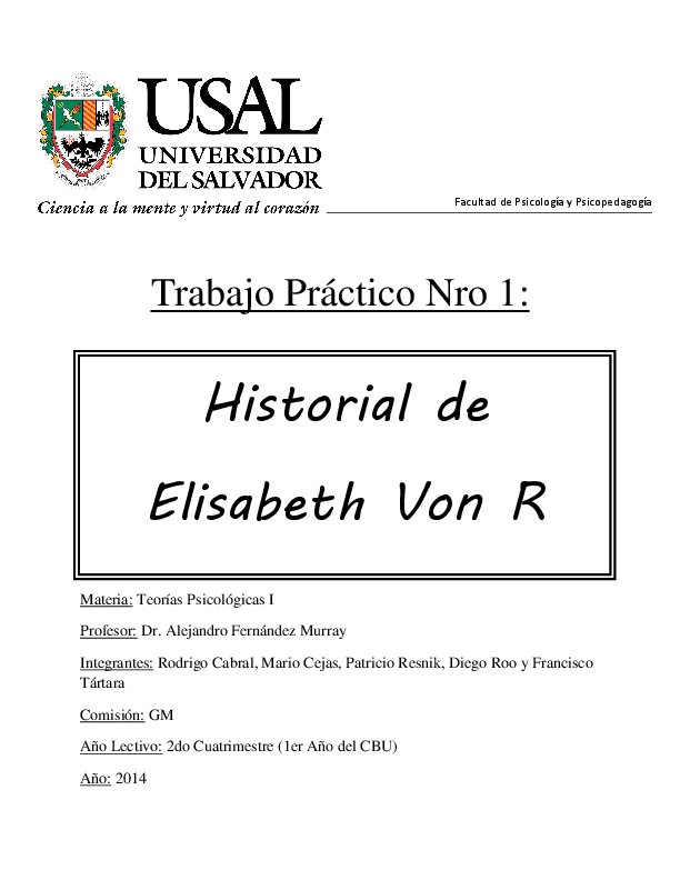 (DOC) Elisabeth Von R