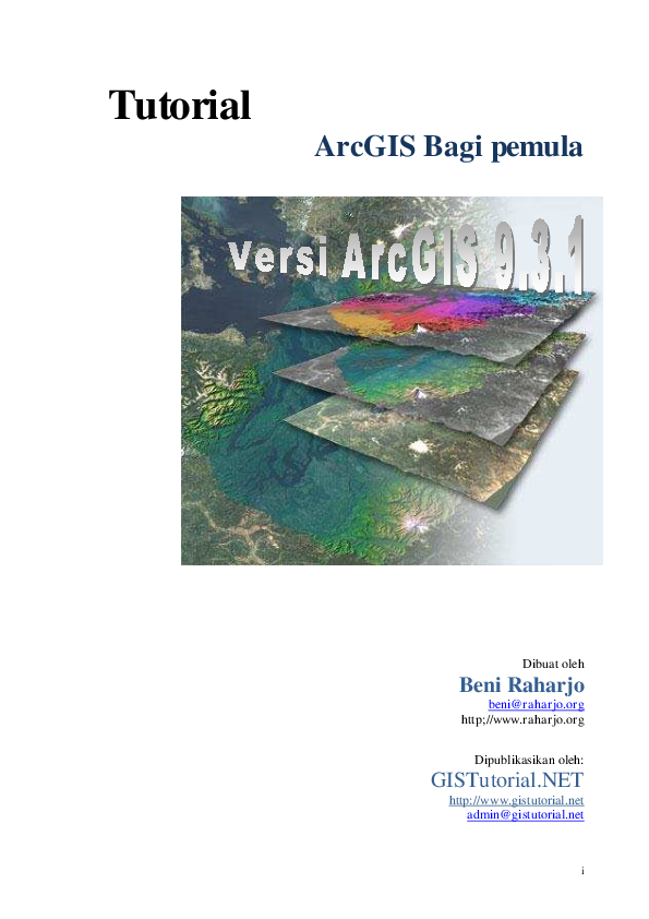 (PDF) Tutorial ArcGIS bagi Pemula