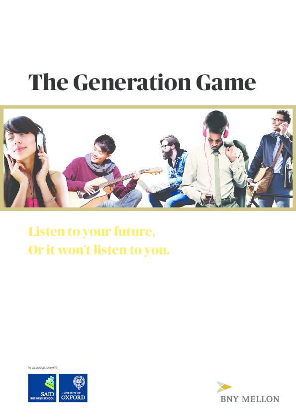 (PDF) The Generation Game