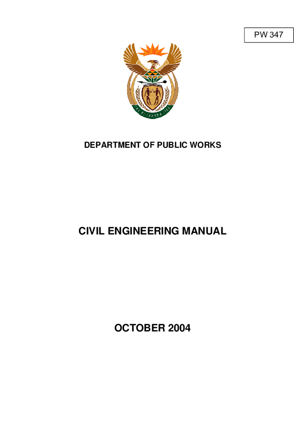 (PDF) Civil Engineering Manual