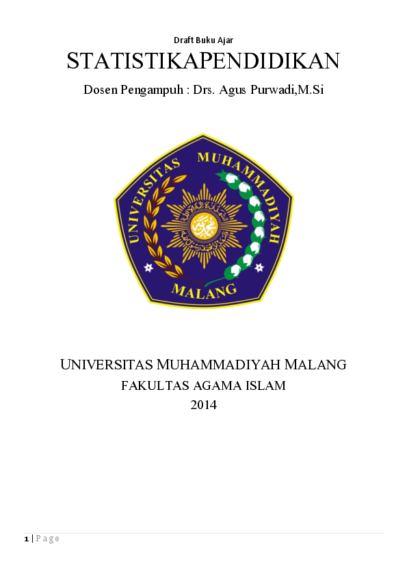 (DOC) STATISTIKA PENDIDIKAN