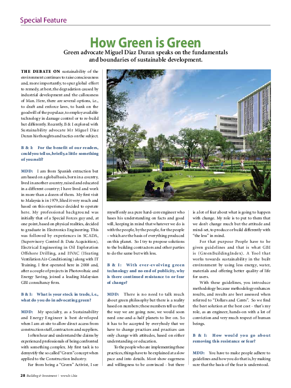 (PDF) How Green is Green, A Hands-On Approach
